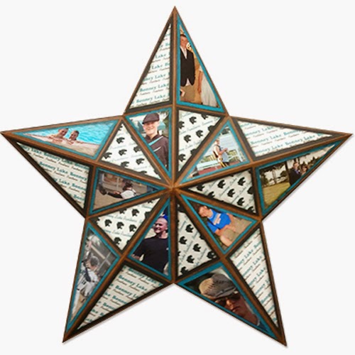 Ben Franklin Crafts and Frame Shop: DIY: Metal Star Photo Collage