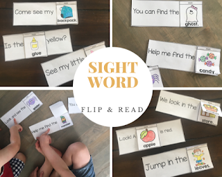 Sight Word Flip and Read Books | Busy Hands and Minds