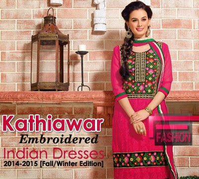 Kathiawar Embroidered Indian Dresses 2014-2015 | Gujrati Embroidered ...