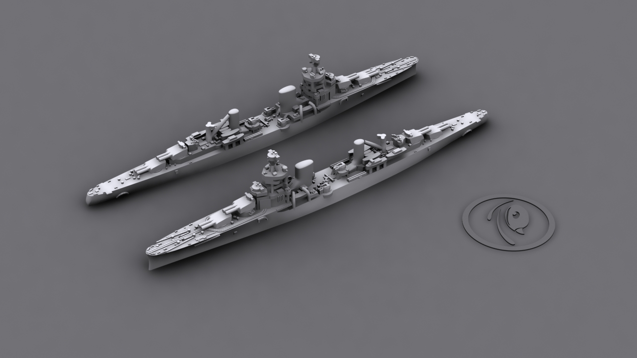 Tiny Thingamajigs: WIP: Condottieri-class cruisers of the Italian Navy ...