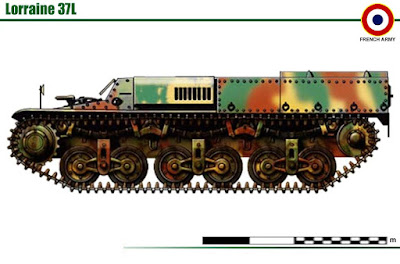 TANKS RARITIES: Lorraine 37L como soporte de artillería autopropulsada I