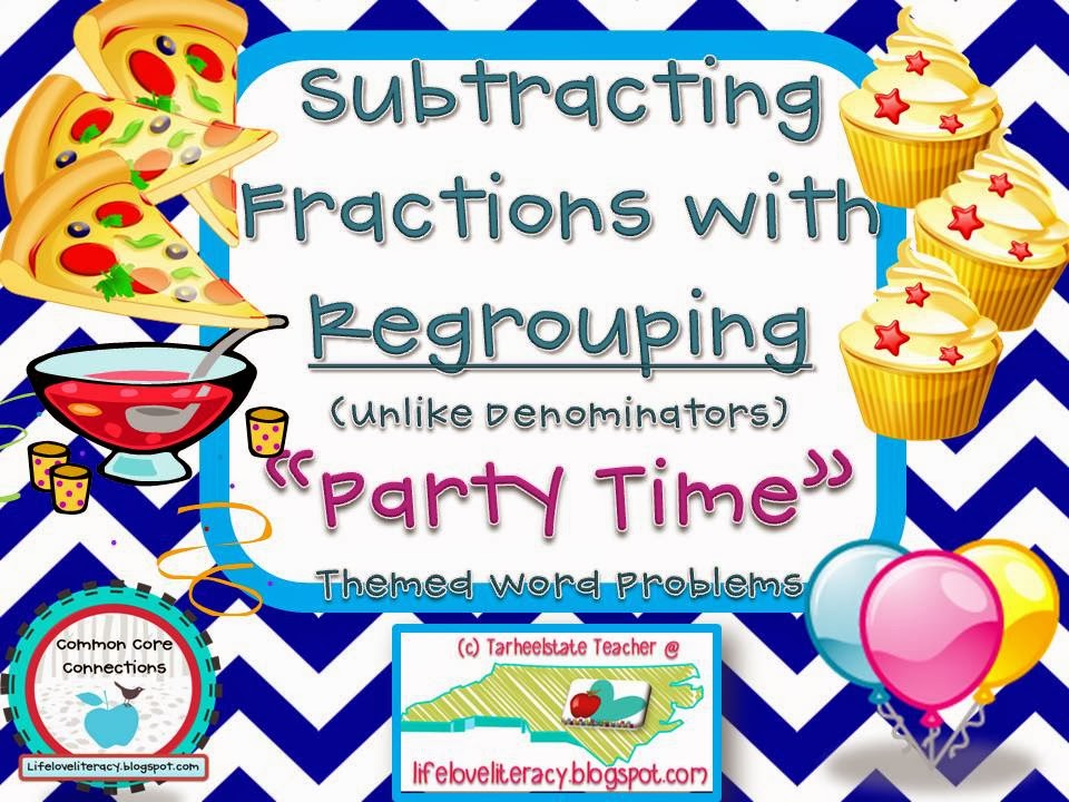 Life, Love, Literacy: Fractions, Fractions, Fractions! ~Differentiation ...