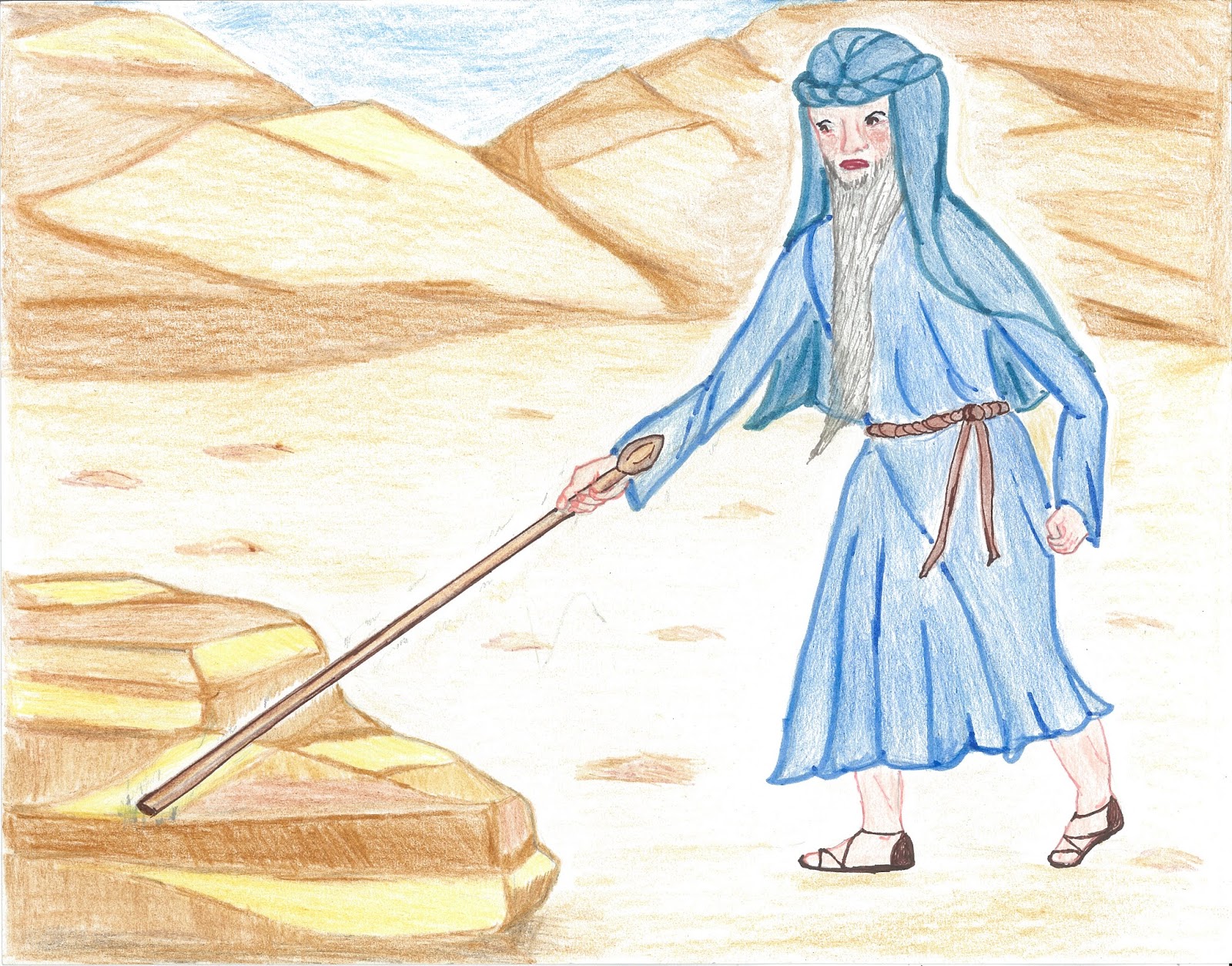 Free Bible School Materials: God's Sheep Visuals: Going Astray (Moses ...