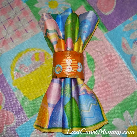 East Coast Mommy: Easter Napkin Rings {made from paper towel tubes}