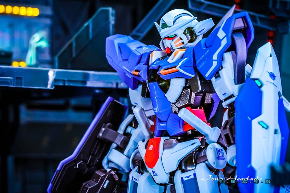 GUNDAM GUY: Metal Build Gundam Exia & 00 Raiser - Diorama Photo Images