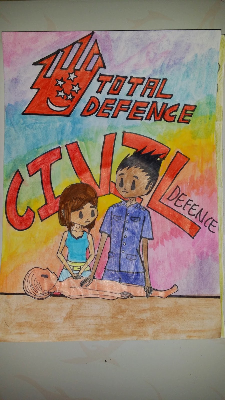 GUIDES FTW FTW~: TOP 3 entries of Total Defence Badge Work Poster