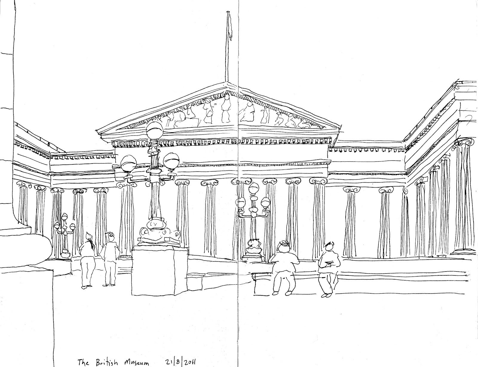 i sketch london: The British Museum