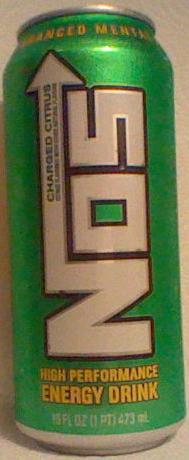 Caffeine King: NOS Charged Citrus Energy Drink Review