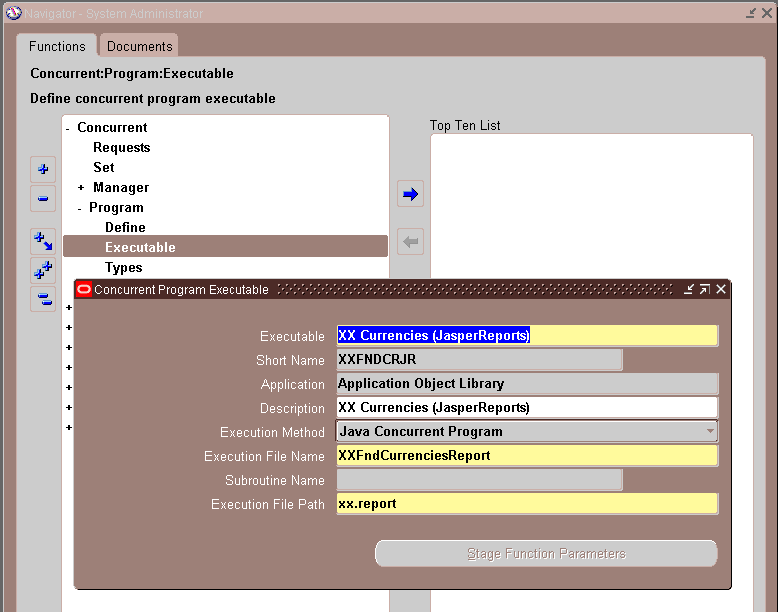 Alex's Tech Diary: Integration JasperReports into Oracle E-Business Suite (OEBS)