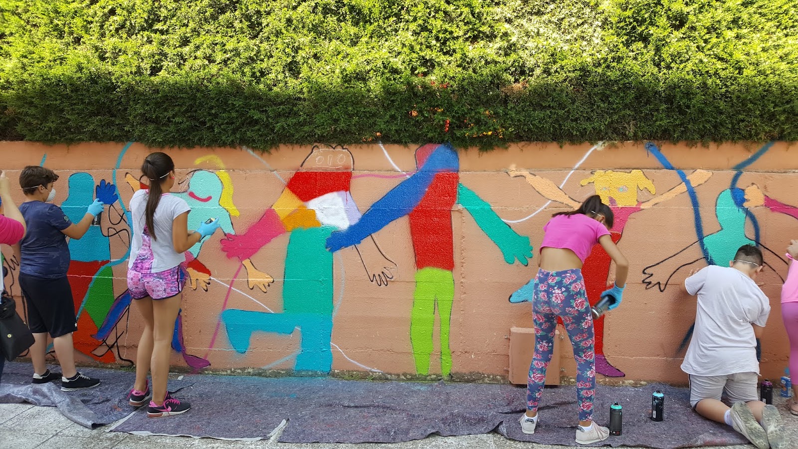 BIBLIOTECA CALATRAVA: Un mural por la igualdad