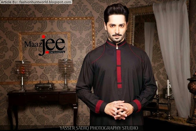 Maaz Jee Mid Summer Eid Collection 2014 For Men | Eid Ul Azha Men's ...