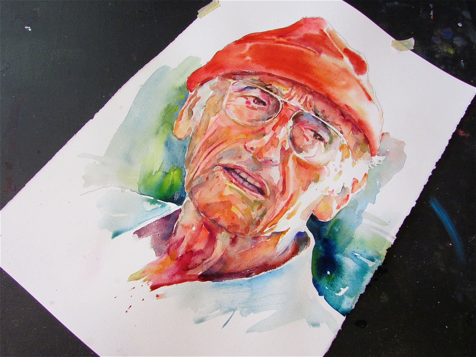 David Lobenberg: Portrait of the late great French oceanographer ...