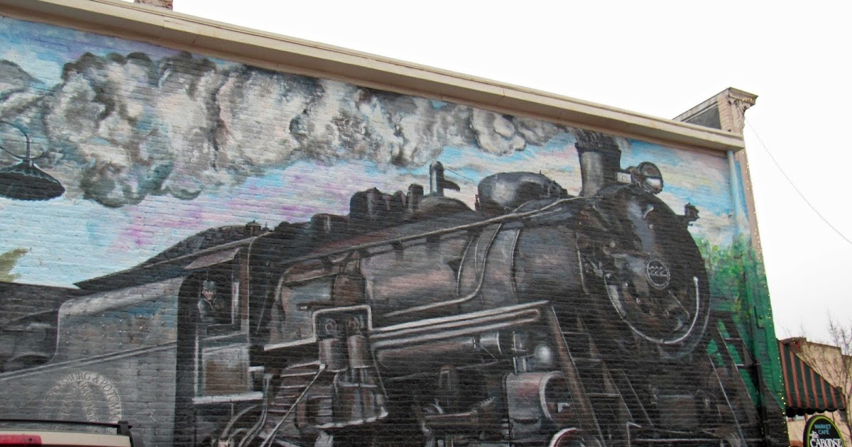 History Of Trains Mural at Donald Peterson blog