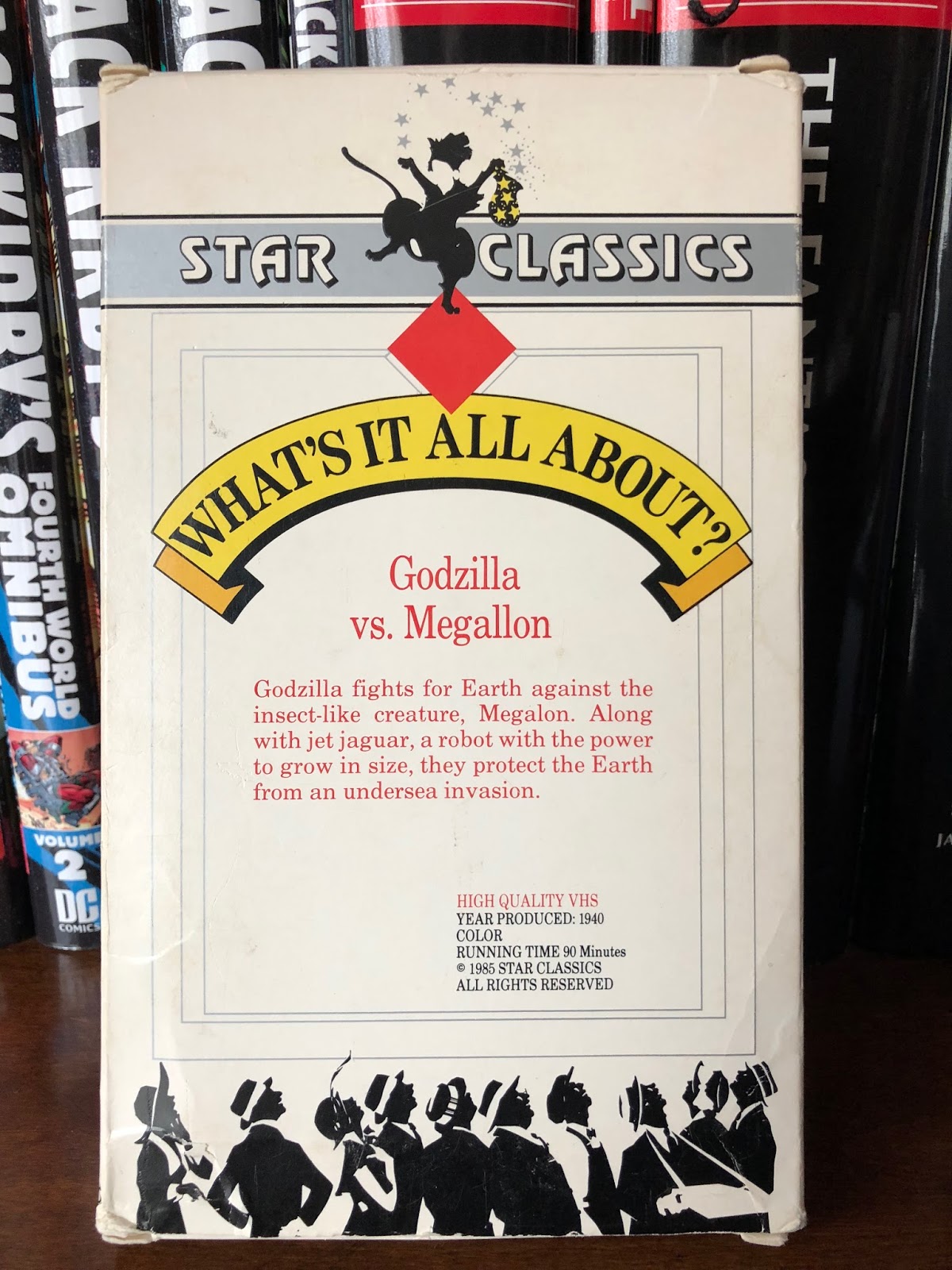 the sphinx: Godzilla vs. Megalon "Big Box" VHS (Star Classics, 1985)