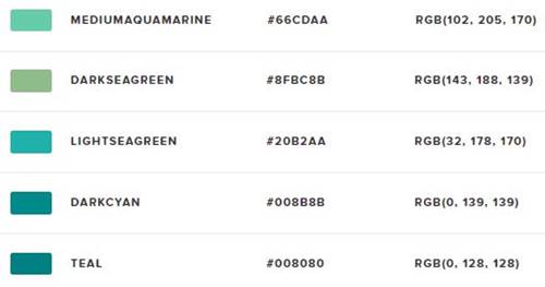140+ Kode Warna HTML dan CSS Lengkap (Kode Hex dan RGB) - InfoAkurat.com