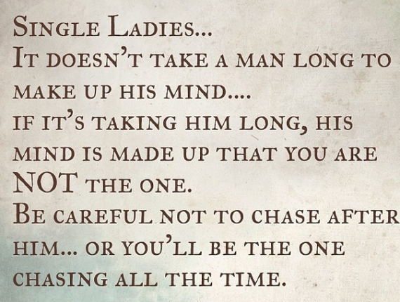 Profound messages to single ladies this morning