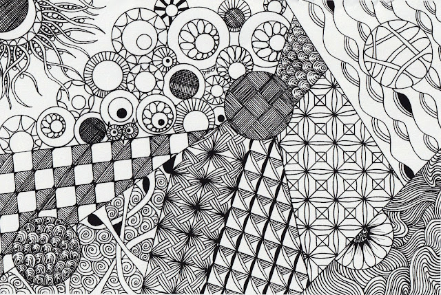 Alice Hendon: Line Dance Tangle Pattern