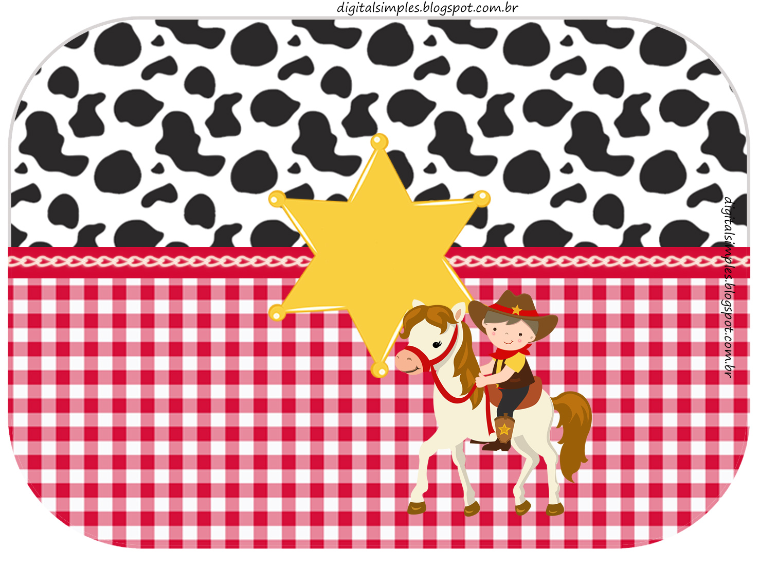 Cowboy o Vaquerito: Etiquetas para Candy Bar para Imprimir Gratis ...