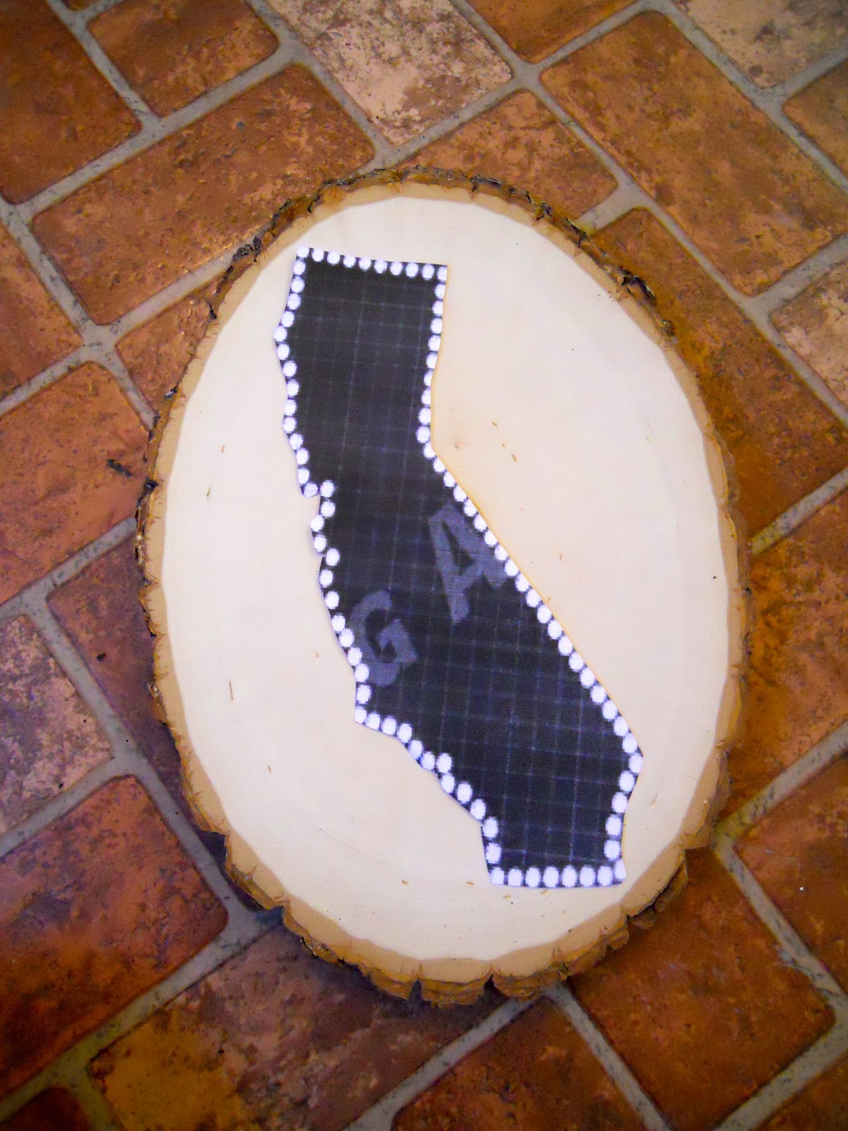 The Girl Behind The Red Door: California Girls Craft DIY Tutorial