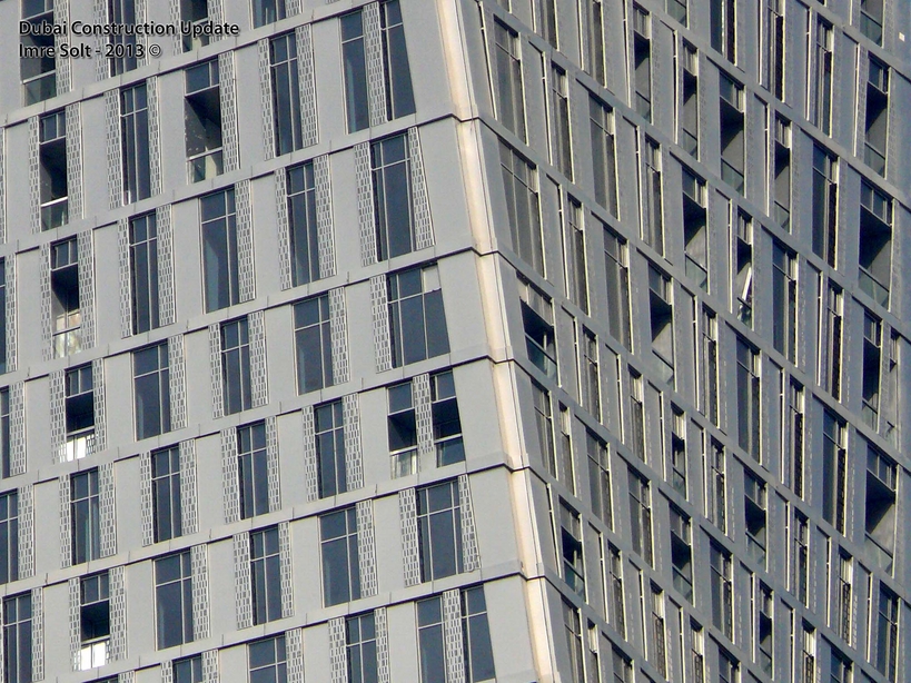 Dubai Constructions Update by Imre Solt: Cayan Tower photos, aka ...