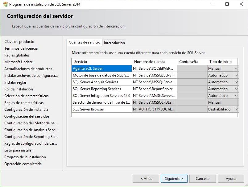Instalación de SQL Server 2014 - Programación en Microsoft Visual ...
