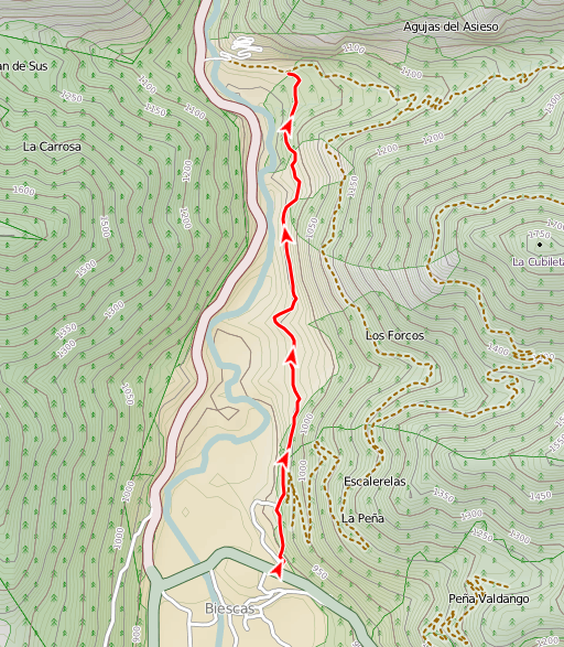 Rutas y excursiones: Geocaching en bicicleta por Biescas y sus alrededores