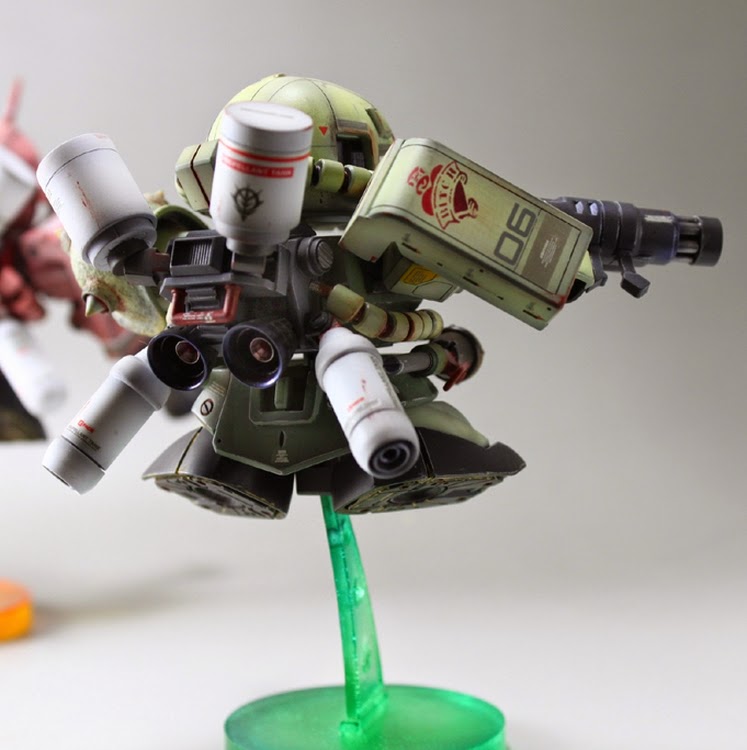 Custom Build: SD Zaku II Super Back Pack