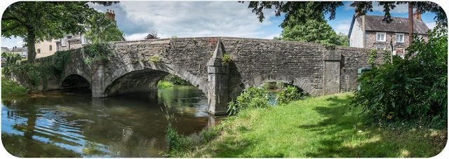 Carmarthenshire Bridges: The Bridge over the River Bran in Llangadog.