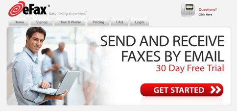 FREE eFax 30 Days Trial