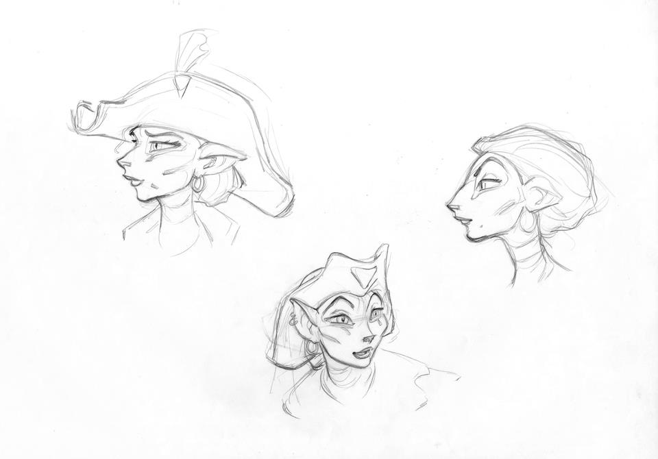 Living Lines Library: Treasure Planet (2002) - Character Design