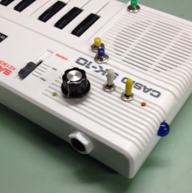 MATRIXSYNTH: Diabolical Circuit Bent Casio Sk-10 & Zombie Green SK-1