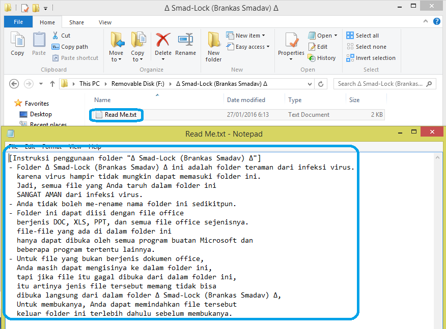 CARA MEMPROTEKSI FLASHDISK DARI VIRUS MENGGUNAKAN ANTIVIRUS SMADAV ...