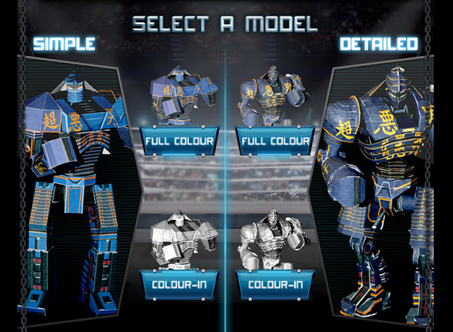 J.ME. (￣ε(#￣): Real Steel Paper Model