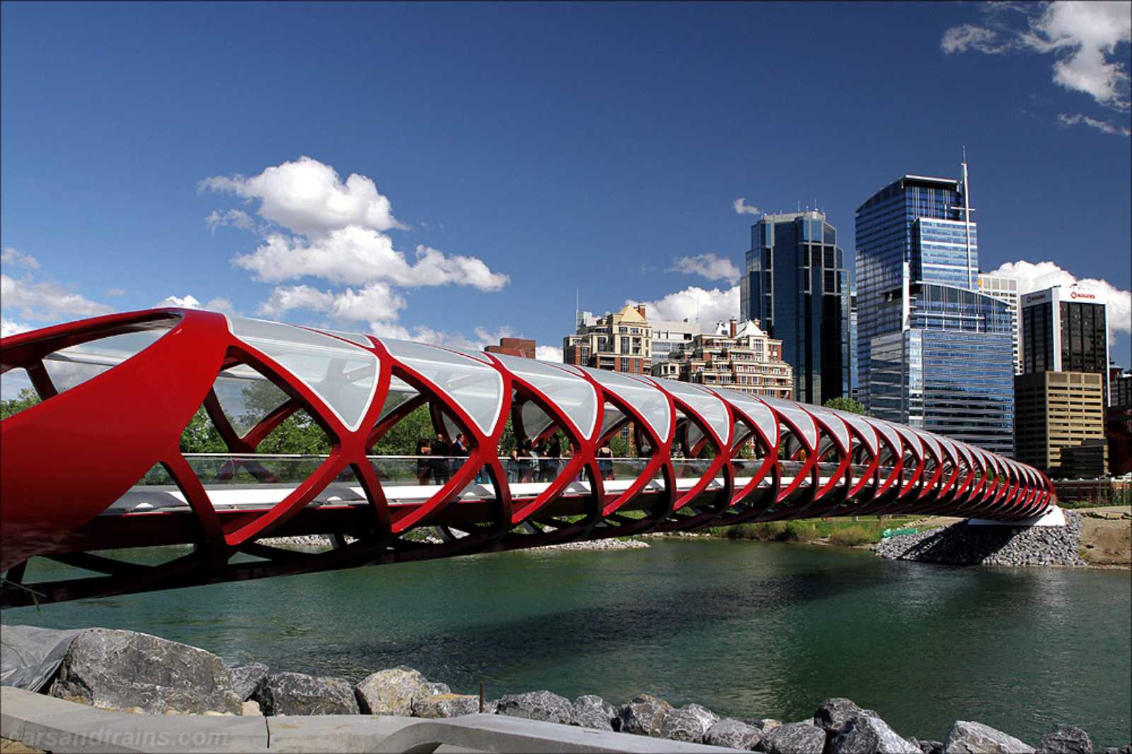 architecture now and The Future: PEACE BRIDGE BY SANTIAGO CALATRAVA