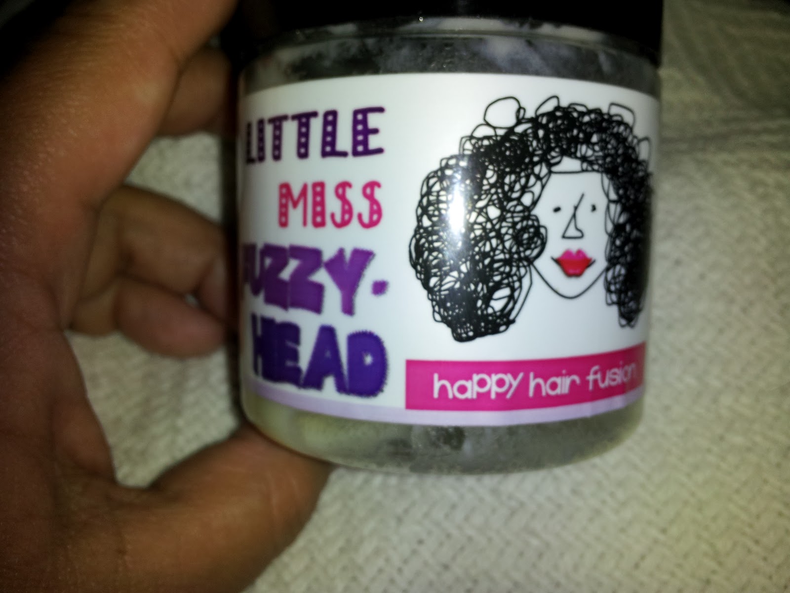 Girly and Curly: Review: Little Miss Fuzzy Head Happy Hair Fusion
