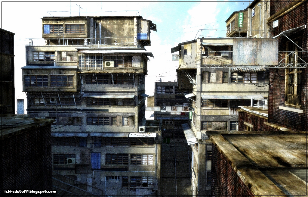 Art and 3D stuff: Walled City Renders