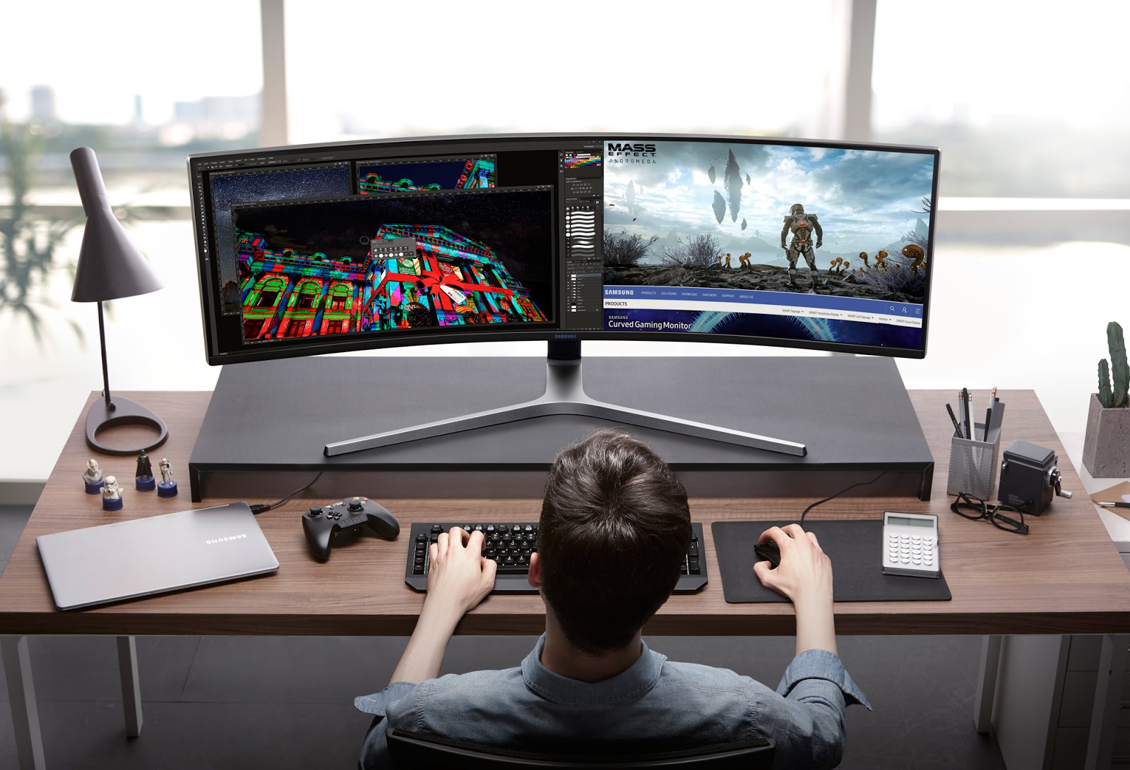 Samsung Unveils the World's Widest & First QLED Gaming Monitors With ...