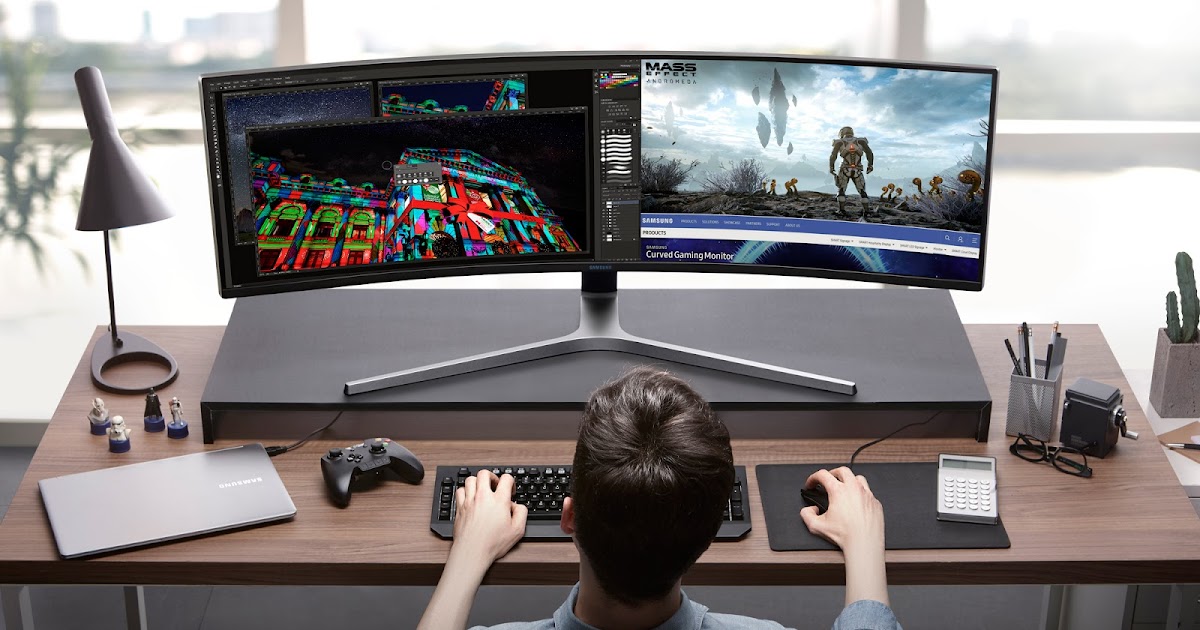 Samsung Unveils the World's Widest & First QLED Gaming Monitors With ...