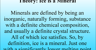 The Geology P.A.G.E.: Geology Fun Fact - Ice