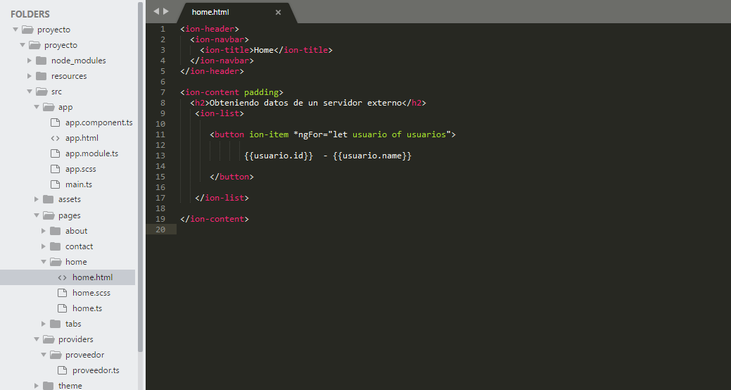 IONIC 3 ANGULAR 4 COMO LEER DATOS JSON Y MOSTARLOS EN UNA APLICACIÓN ... IONIC 3 ANGULAR 4 COMO LEER DATOS JSON Y MOSTARLOS EN UNA APLICACIÓN ...