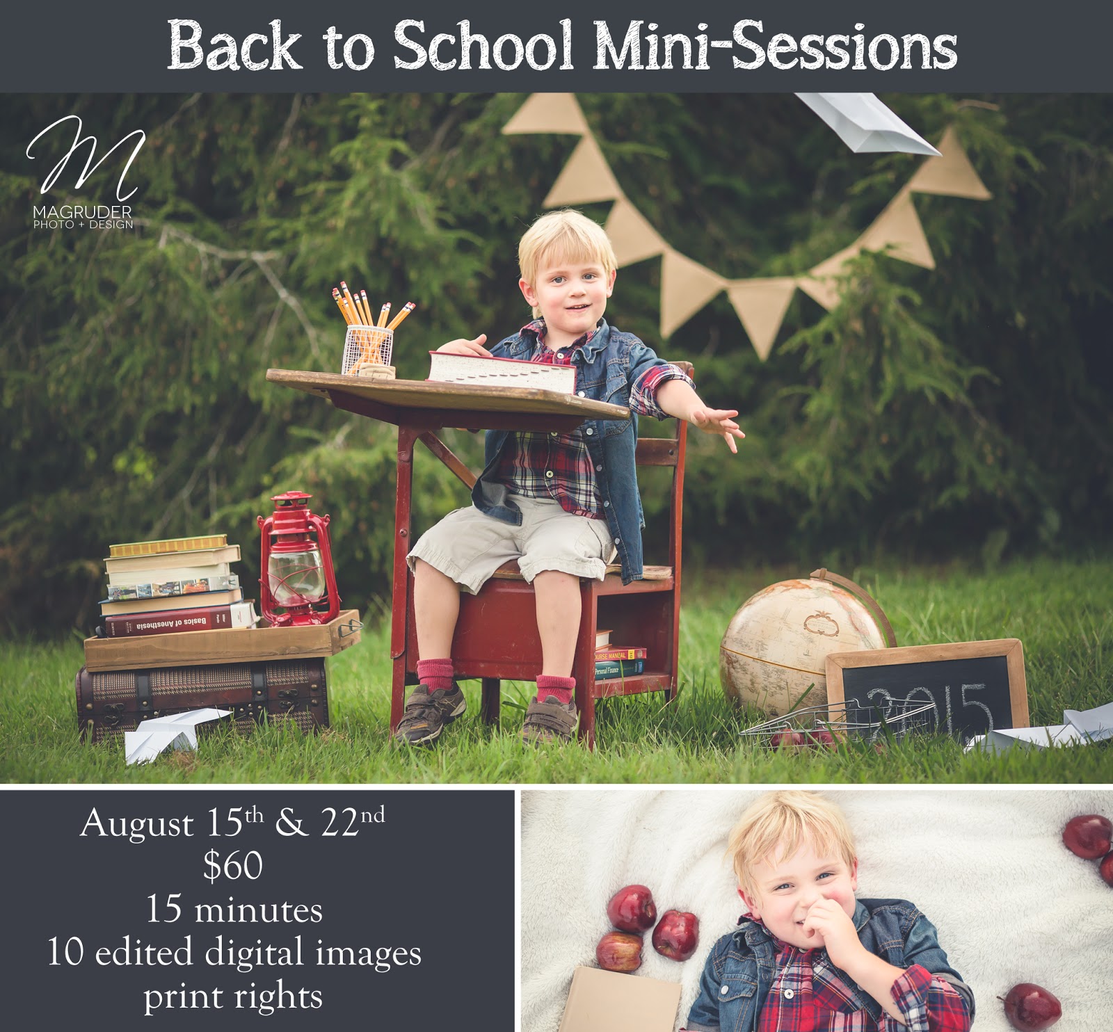 Back-to-School Mini Sessions 2015 {knoxville children's photography}