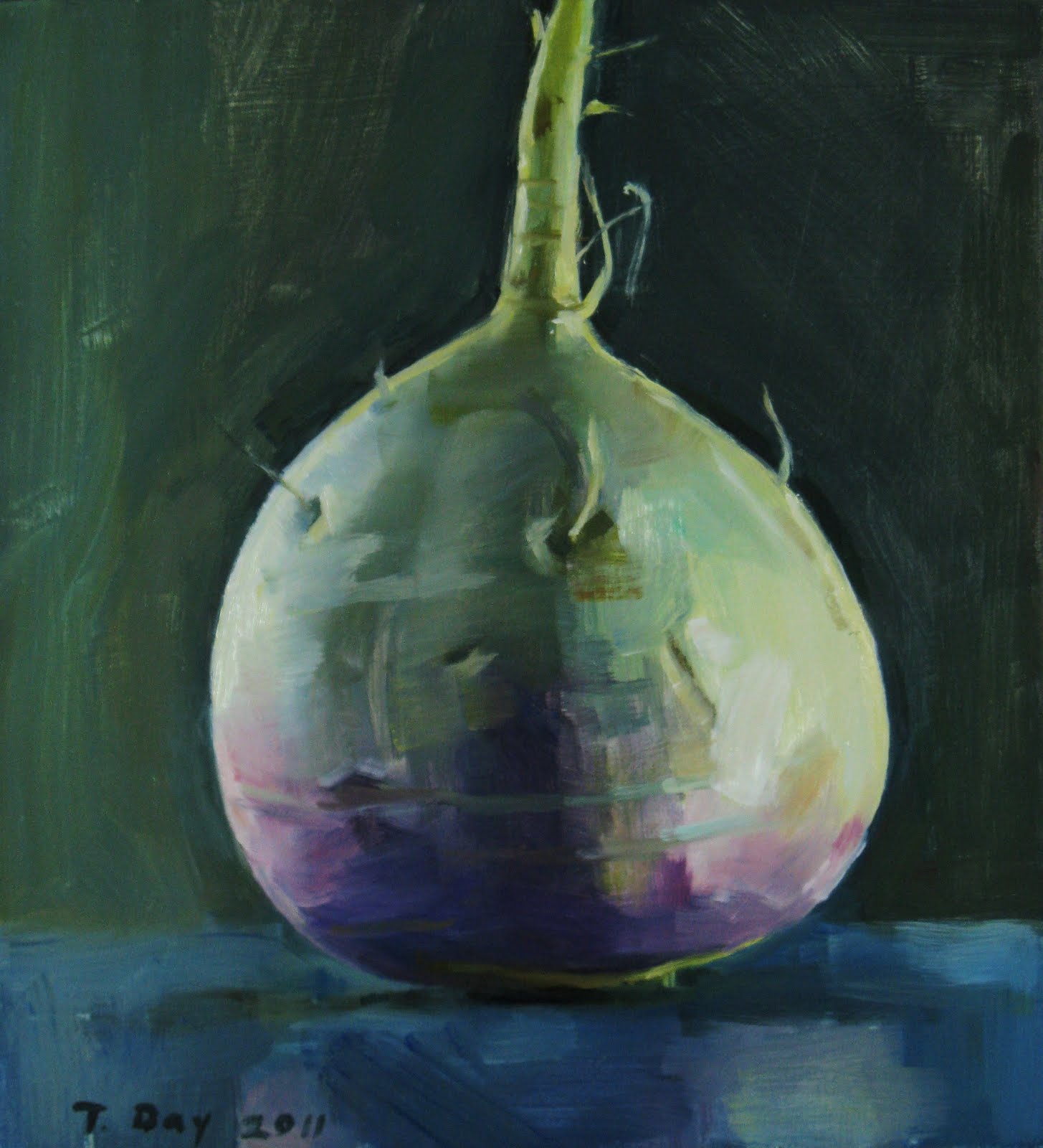 Awake and Painting: Large Turnip