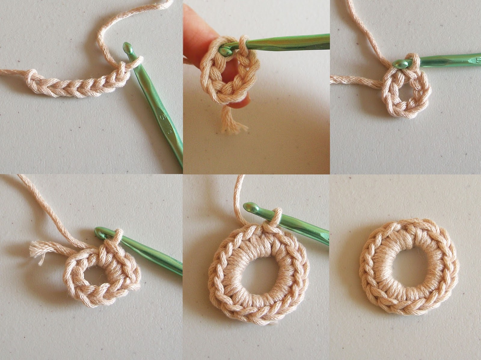 Ergahandmade: Crochet Chain Necklace + Free Pattern Step By Step
