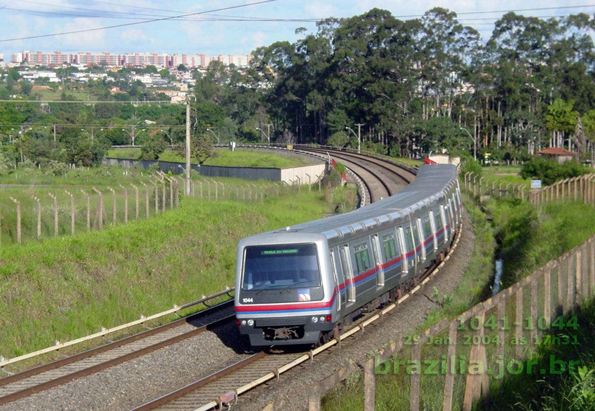 Brasília-DF. Operação do Metrô a partir de 25/11/2017