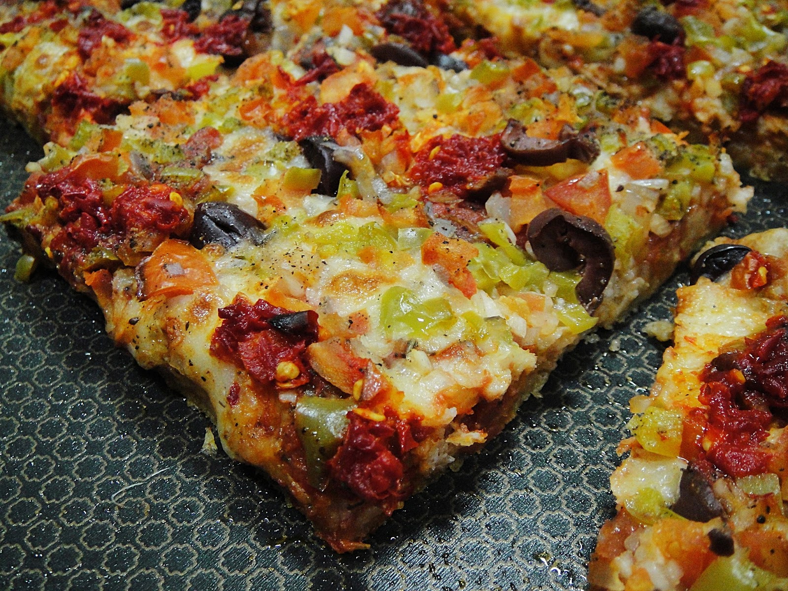 Maryam's Culinary Wonders: 988. Overnight Slab Pizza
