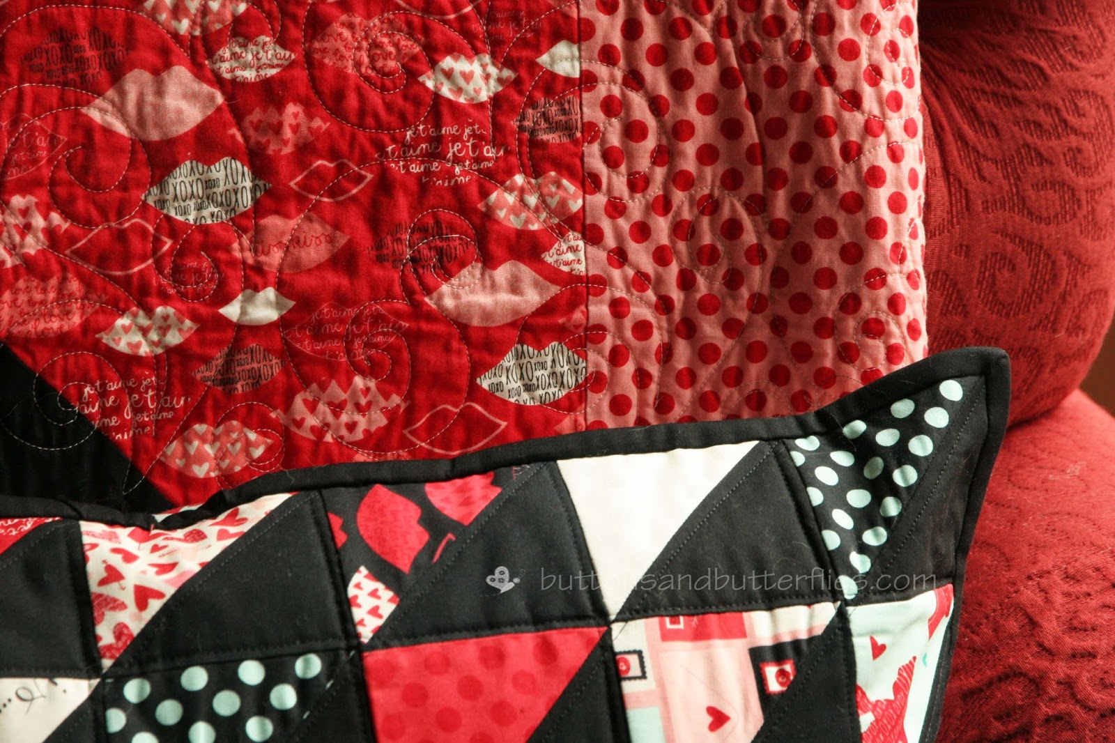 Buttons and Butterflies: Valentine's Day {Quilted Projects}
