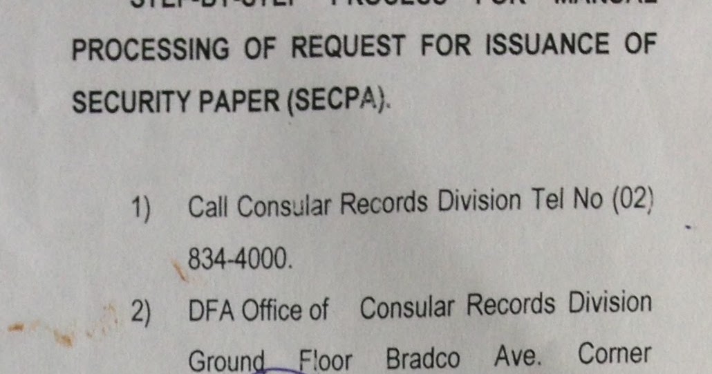 WORDS OF WISDOM: Authenticated Report of Marriage in SECPA