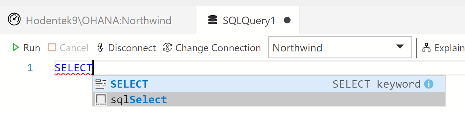 HodentekMSSS: Run a simple query in Microsoft Operations Studio