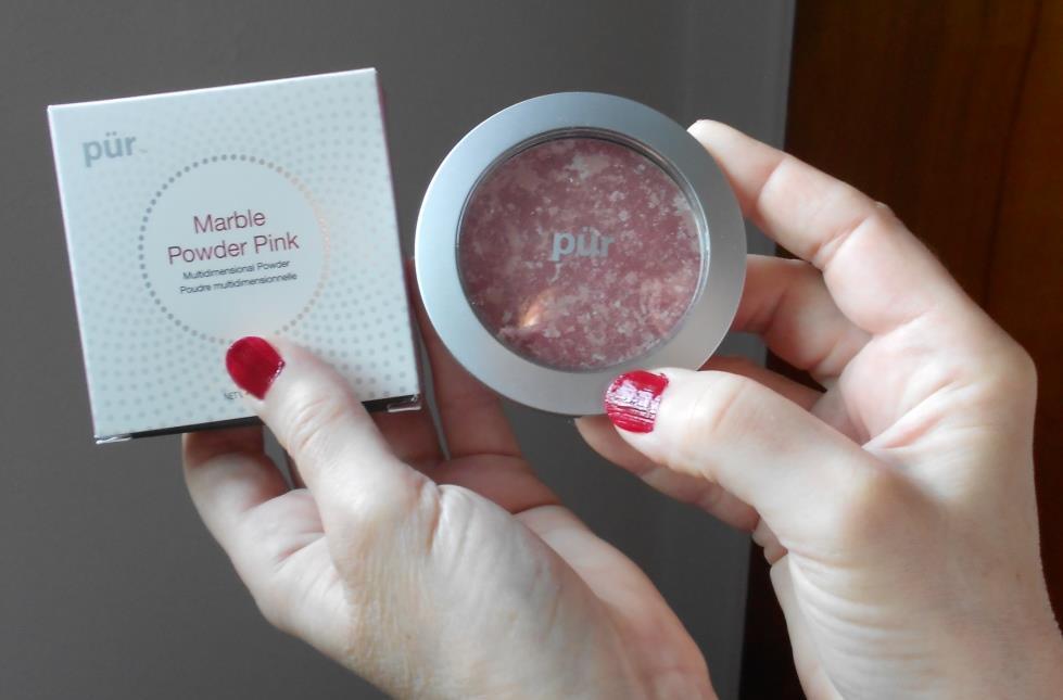 PUR Cosmetics Universal Marble Pink Powder Review - Beauty Cooks Kisses