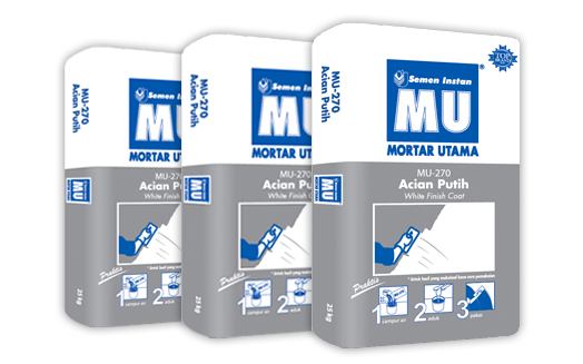 Harga Mortar Utama 270 (MU-270) Acian Putih di Malang